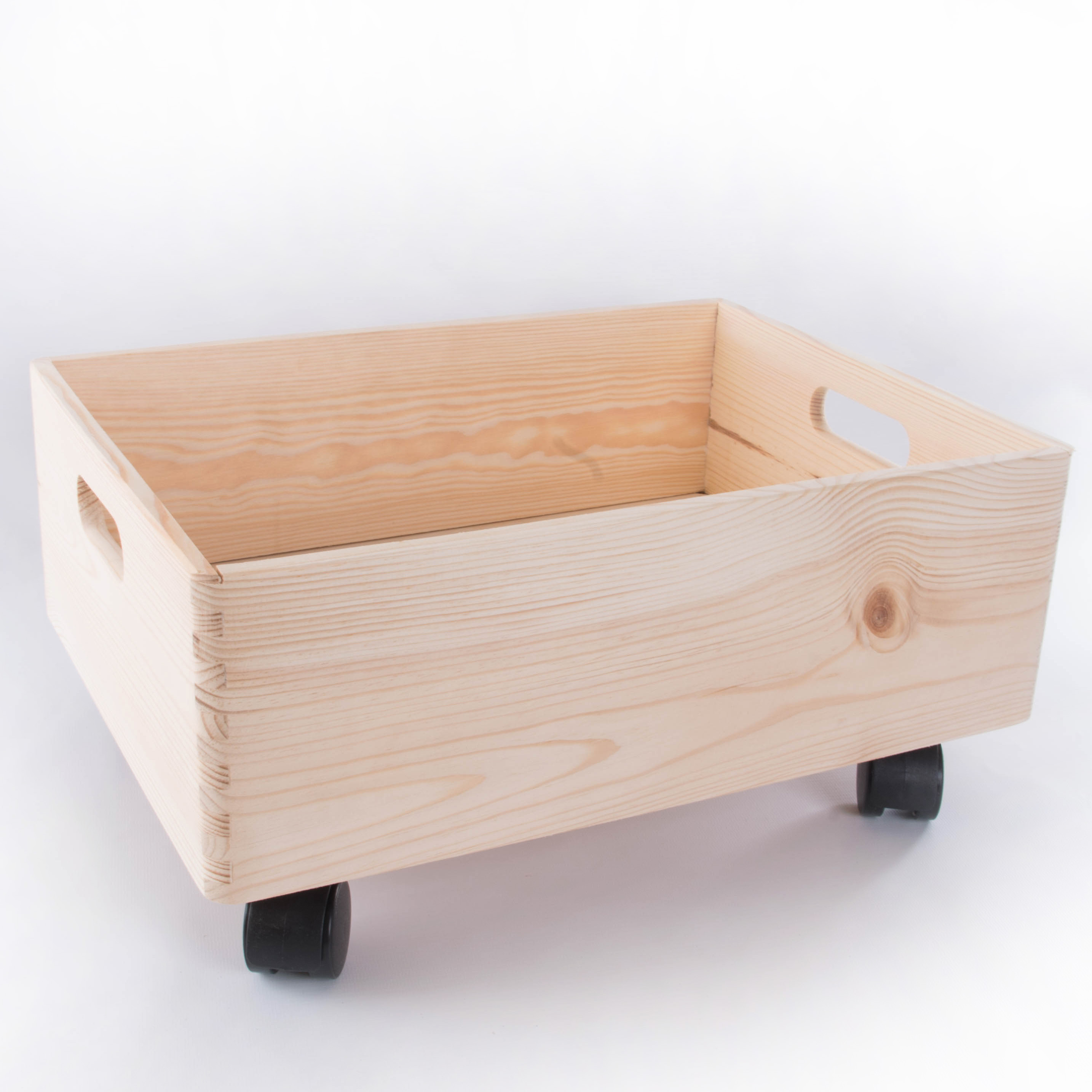 Large Wooden Stackable Storage Crate With Handles And Wheels Toy large-wooden-stackable-storage-crate-with-handles-and-wheels-toy